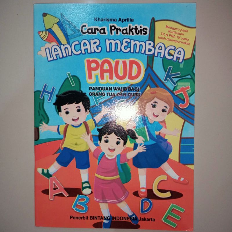 Jual buku anak, buku cara praktis lancar membaca paud A4 (21×28cm ...