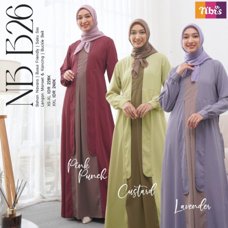 Jual GAMIS NIBRAS NB B26 | Shopee Indonesia