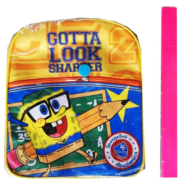 Jual Tas Sekolah Anak TK Paud Ransel Backpack Spongebob | Shopee Indonesia