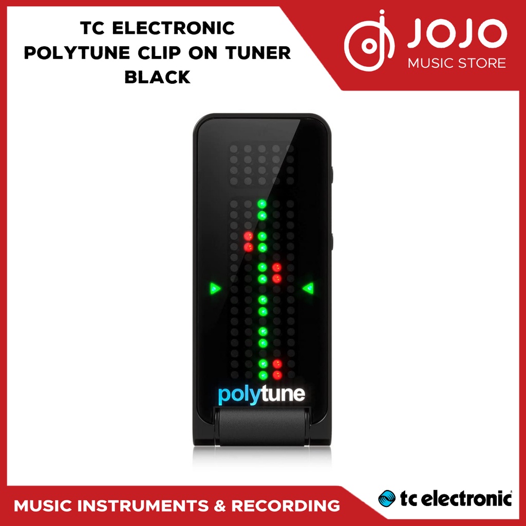 Jual Tc Electronic Polytune Clip On Tuner, Black | Shopee Indonesia