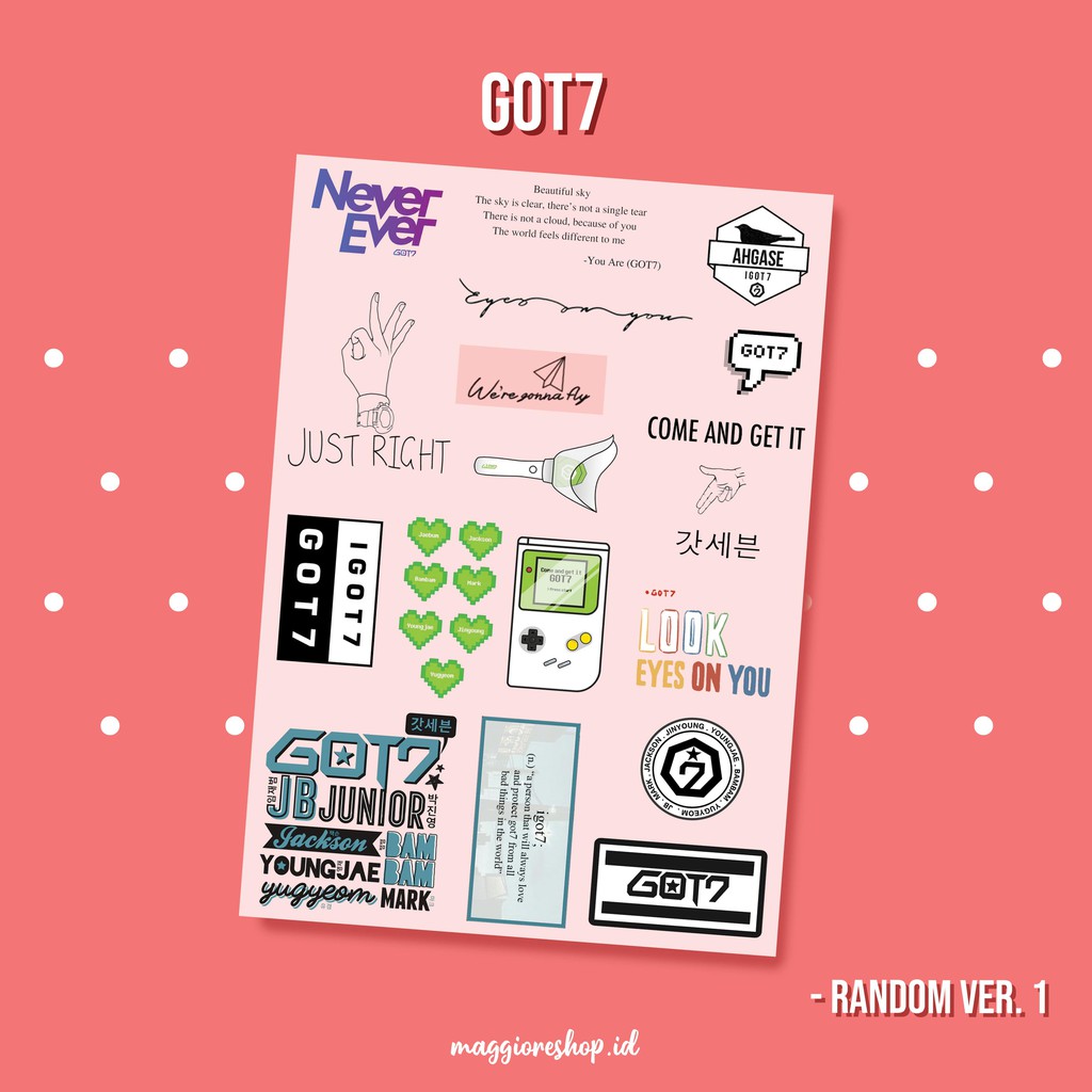 Jual Sticker GOT7 | Shopee Indonesia