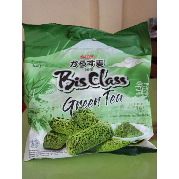 Jual Bis Class oat coklat dan green tea 1 pack isi 20 pcs | Shopee ...
