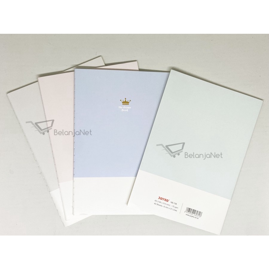 Jual Buku Tulis Catatan Bergaris | Ruled Notebook Joyko NB-708 A5 ...