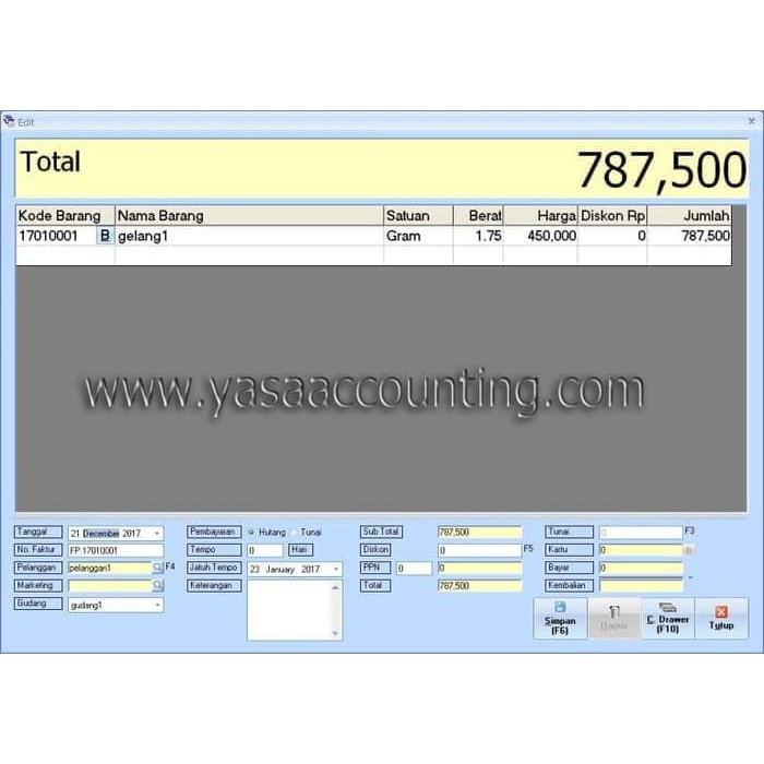 Jual software Accounting Software Toko Perhiasan | Software Toko Emas ...
