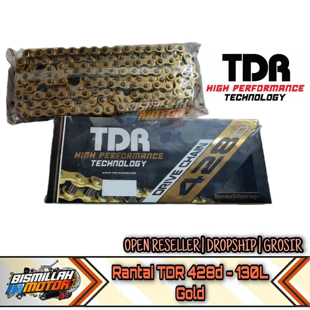 Jual RANTAI RANTE TDR 428D - 130L GOLD | Shopee Indonesia