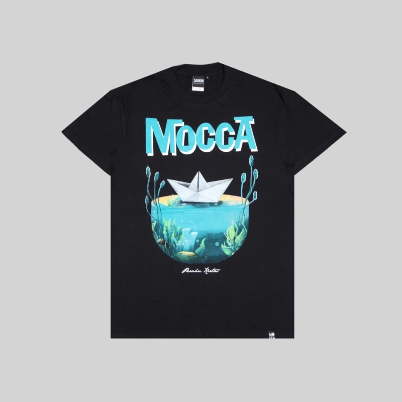 Jual TS MOCCA - PERAHU KERTAS ( ROCK MERCH ) | Shopee Indonesia