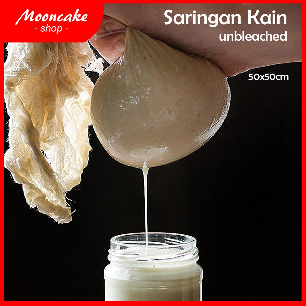 Jual Kain saring tanpa pemutih (unbleached cloth) ukuran 50cmx50cm ...