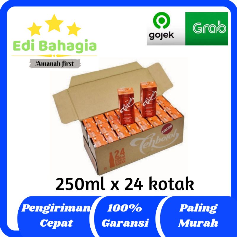 Jual TEH BOTOL SOSRO KOTAK 250 ML 1 DUS | Shopee Indonesia
