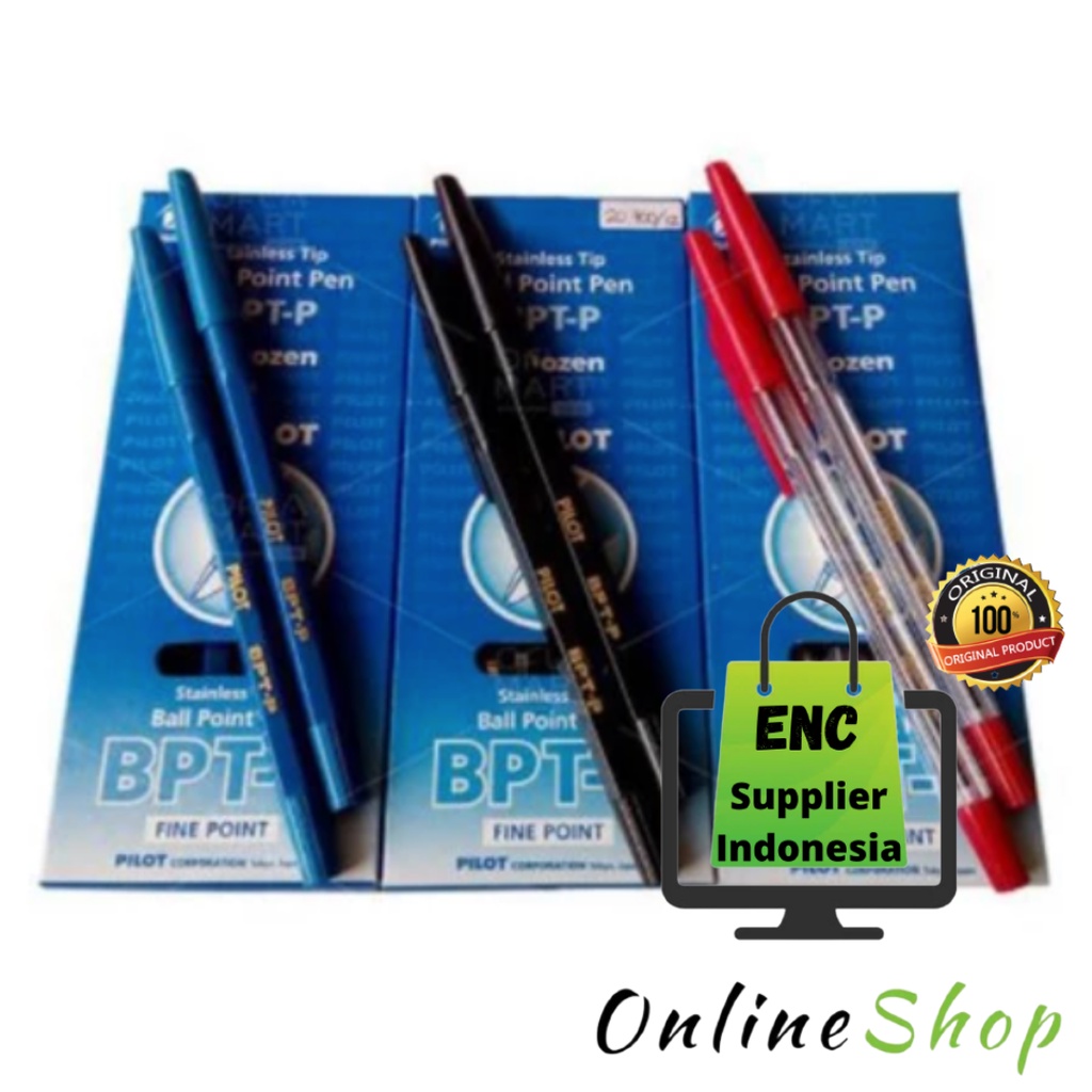 Jual pilot 6 buah Bolpen bptp pen 0.7mm pulpen 0.7 mm bolpoint 0,7mm ...