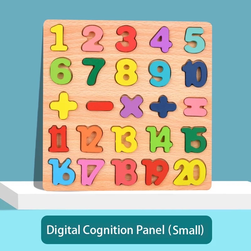 Jual four pillars wooden toys papan edukasi abc dan berhitung numbering ...