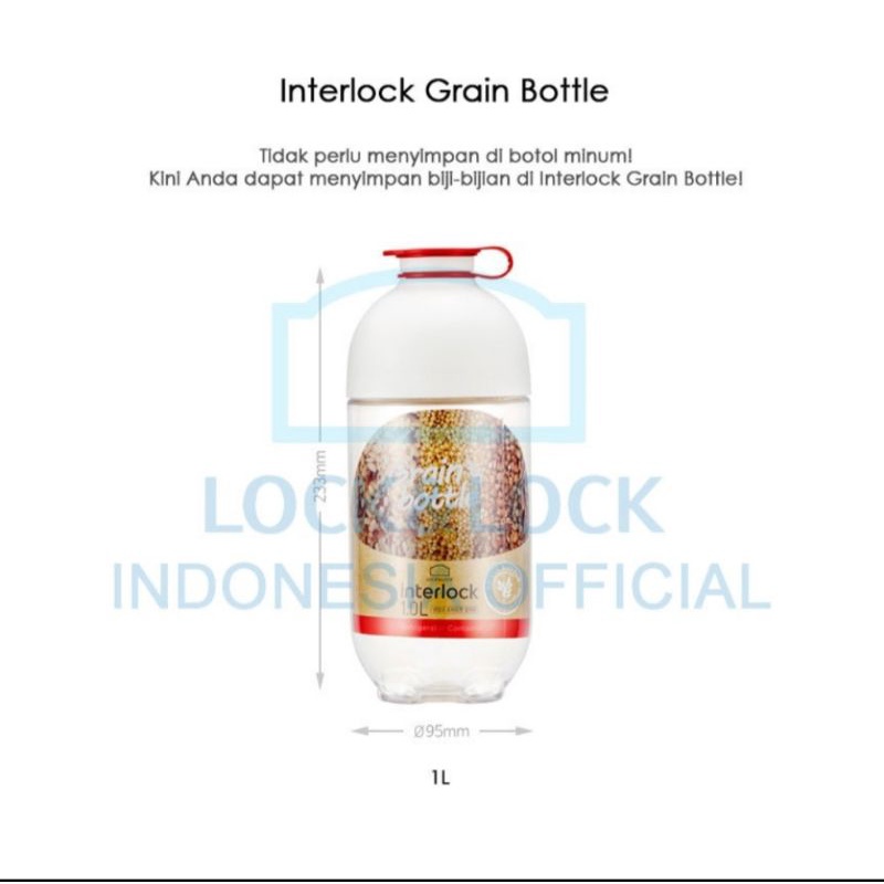 Jual Locknlock Botol Interlock 1 liter | Shopee Indonesia