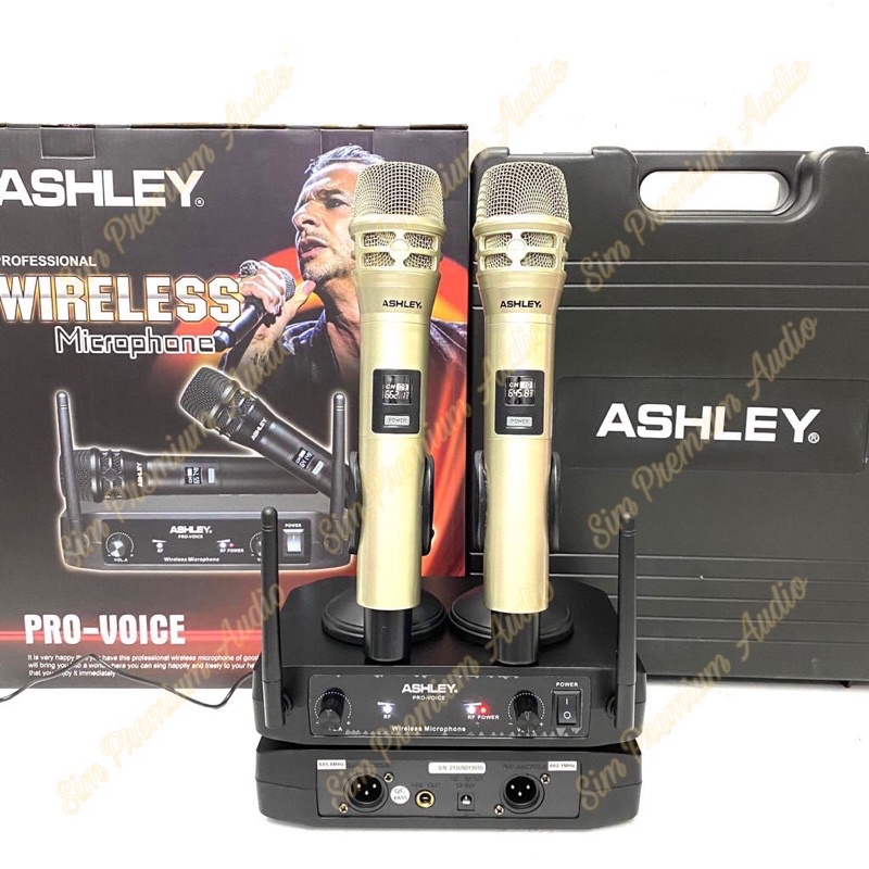 Jual MIC WIRELESS ASHLEY MC PRO / MCPRO ANTI FEEDBACK ORIGINAL ASHLEY ...