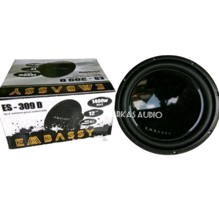 Jual SUBWOOFER EMBASSY 309D ES-309D BADAK | Shopee Indonesia