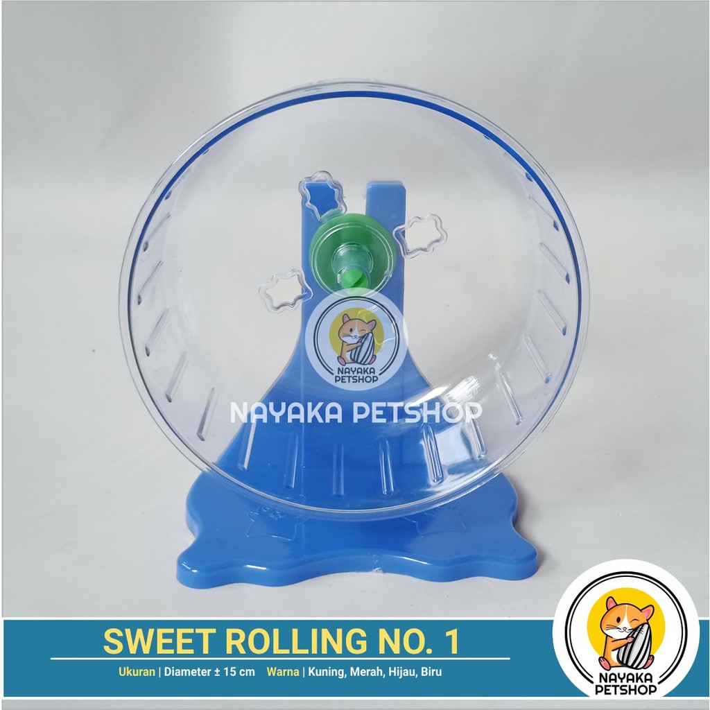 Jual Sweet Rolling No. 1 Hamster Jogging Ball Mainan Bola Roda Wheel ...