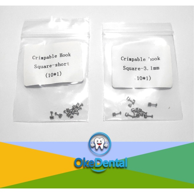 Jual Sliding Hook / Crimpable Hook Square Short dan Long | Shopee Indonesia