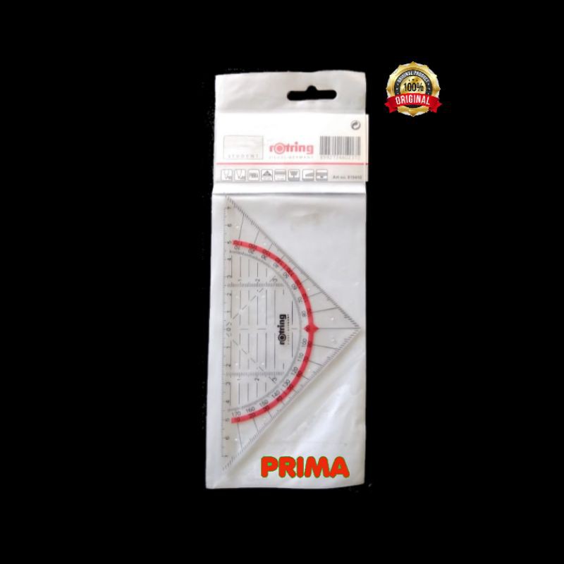 Jual PENGGARIS TEKNIK ROTRING ASLI JERMAN 16cm (tanpa pegangan ...