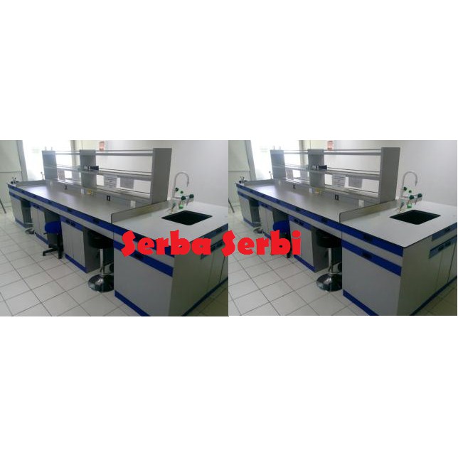 Jual ISLAND BENCH 450 Phenolic (Meja Tengah Laboratorium, Center Table ...