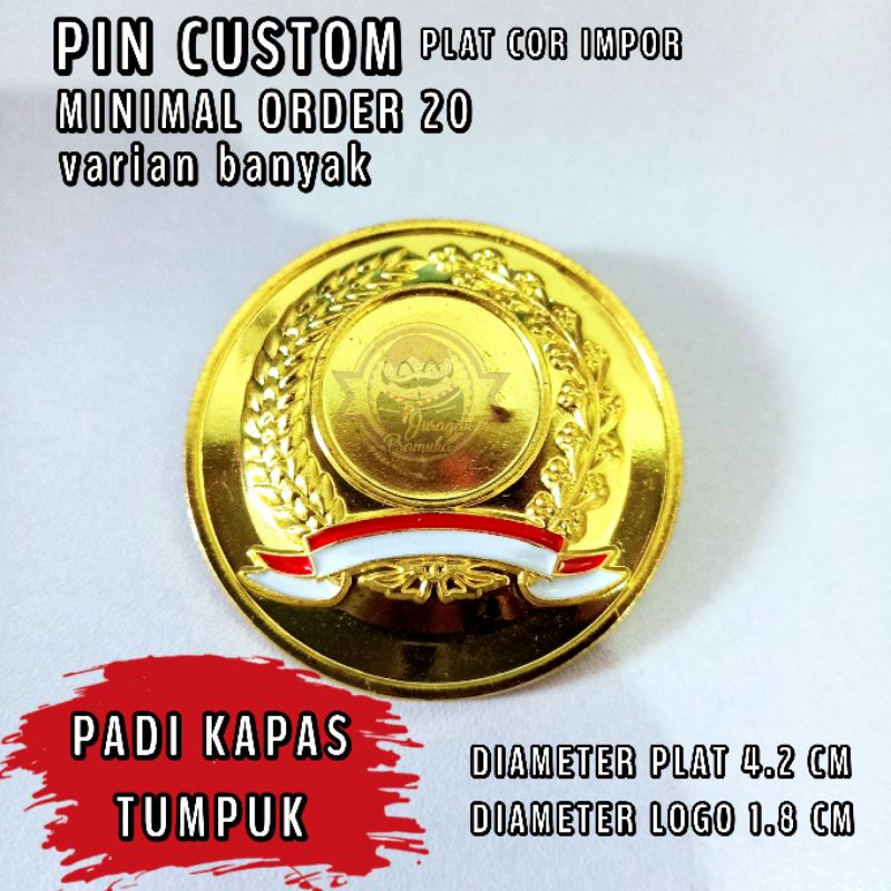 Jual PIN CUSTOM PLAT COR all VARIAN ( CUSTOM ) | Shopee Indonesia