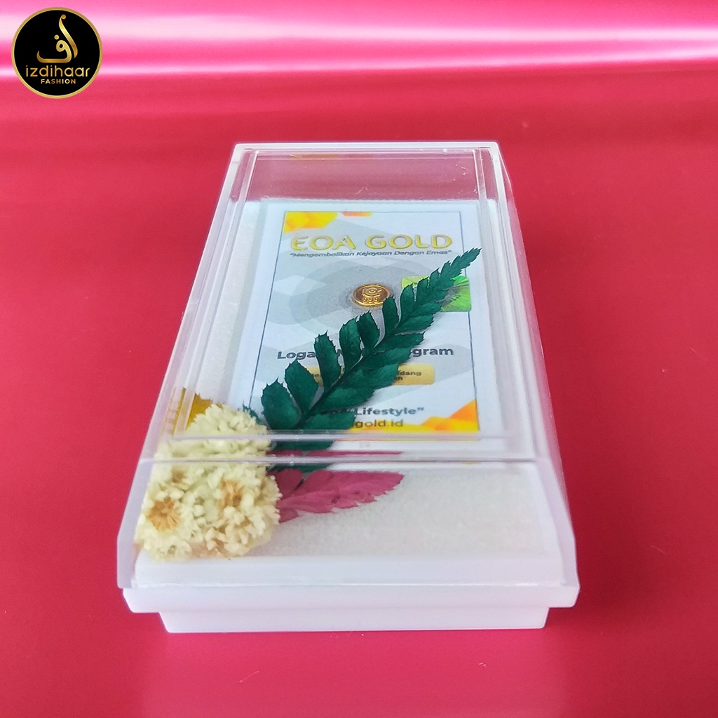 Jual Box Akrilik Logam Mulia EOA Gold Kotak Akrilik Kotak Acrylic Kado ...