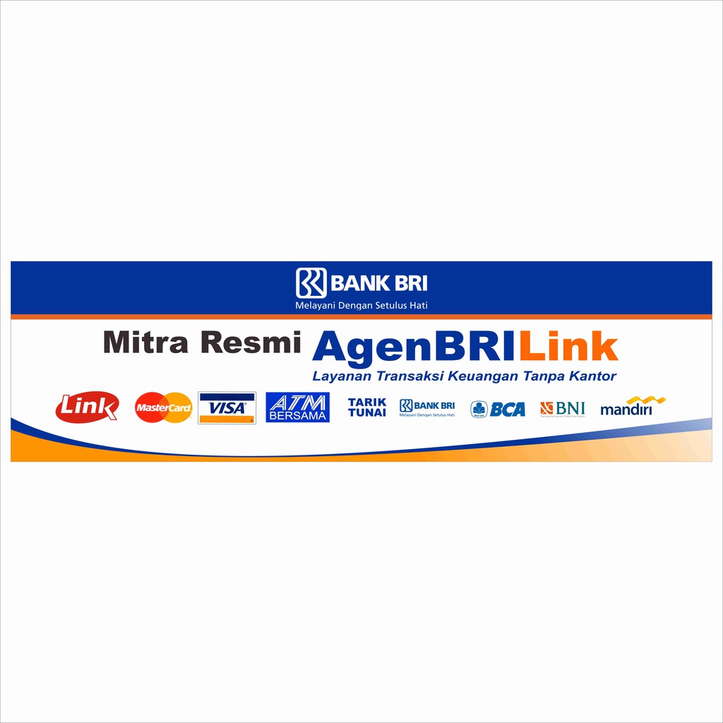 Jual STIKER VINYL MEJA KASIR BRILINK MODEL 1 | Shopee Indonesia