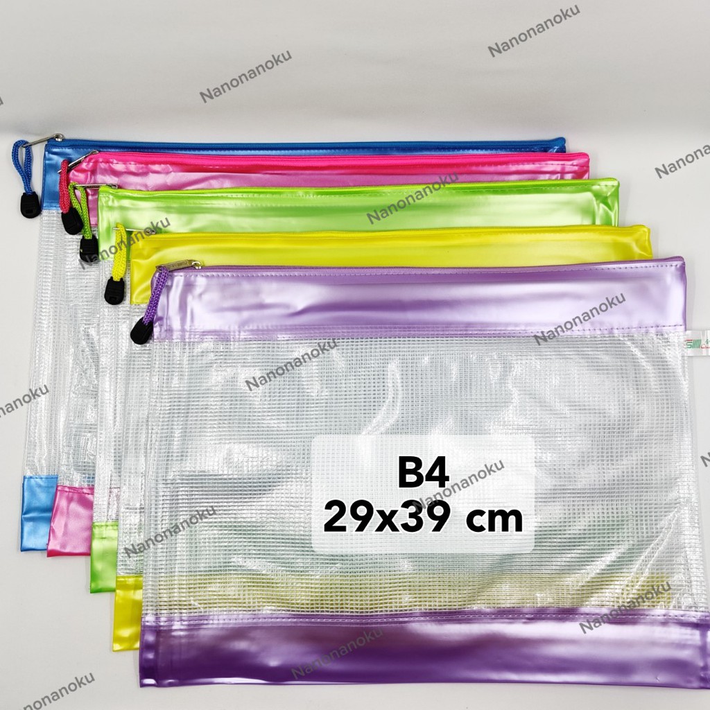 Jual Map B4 Jaring Kombinasi Buku Tas Dokumen Zipper Resleting Shopee