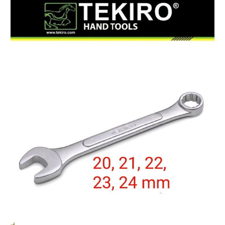 Jual Tekiro Kunci Ring Pas 20 21 22 23 24 mm Combination Wrench Metric | Shopee Indonesia