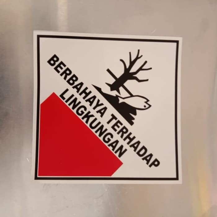 Jual STICKER K3 RAMBU SAFETY BERBAHAYA TERHADAP LINGKUNGAN | Shopee ...