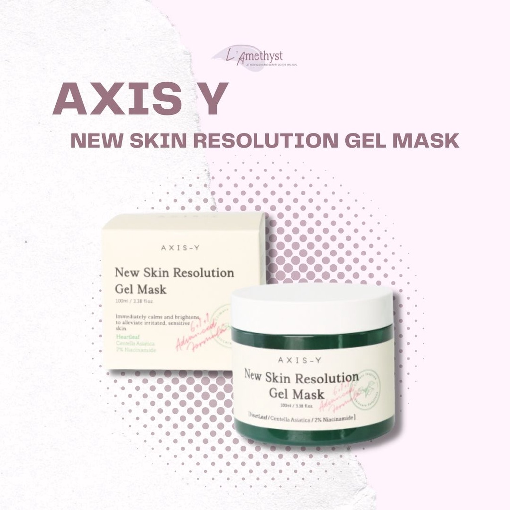 Jual AXIS-Y NEW SKIN RESOLUTION GEL MASK (100ML) | Shopee Indonesia