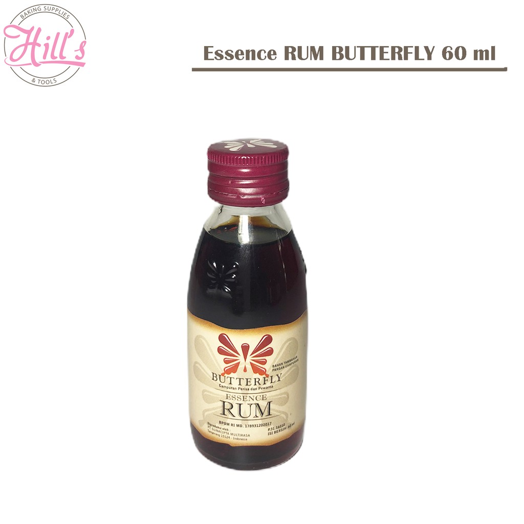 Jual RUM JAMAICA BUTTERFLY 60 ml / RHUM PERISA ESSENCE ALKOHOL KOEPOE ...