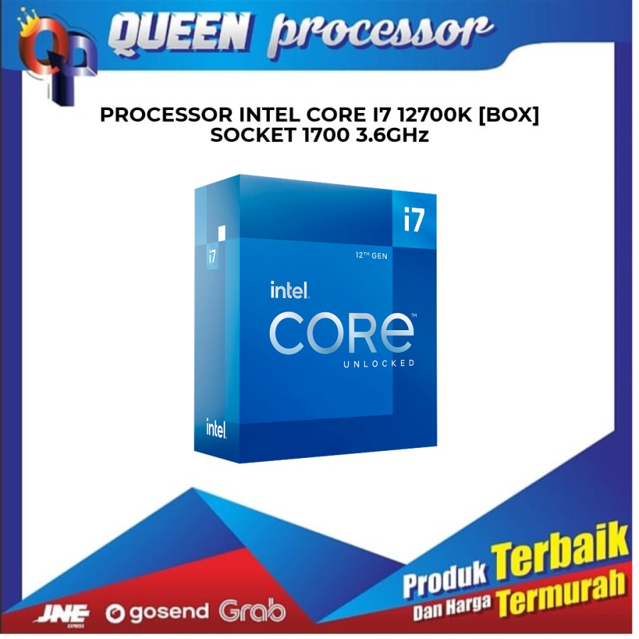 Jual PROCESSOR INTEL CORE I7 12700K BOX SOCKET LGA1700 3.6GHz NEW!!! | Shopee Indonesia