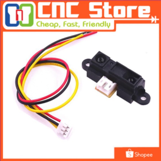 Jual [SEN-0041] Sensor Jarak Distance Sharp IR GP2Y0A21YK0F | Shopee ...
