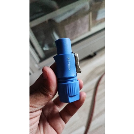 Jual Jack Jeck Speakon Spikon Speaker Biru Original 4pin Rayden NL4FX ...