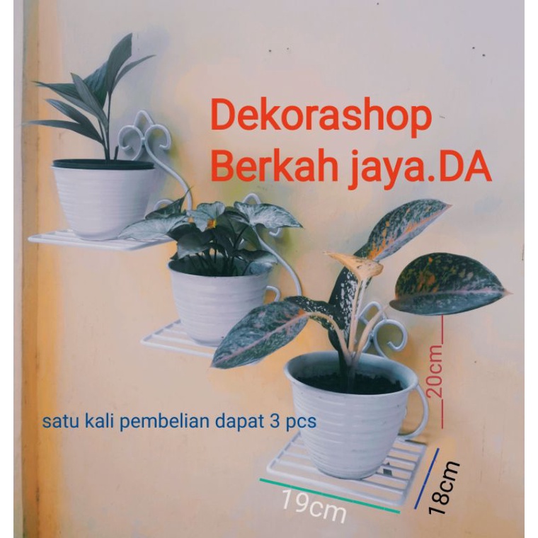 Jual RAK BUNGA BESI TEMPEL DINDING | Shopee Indonesia