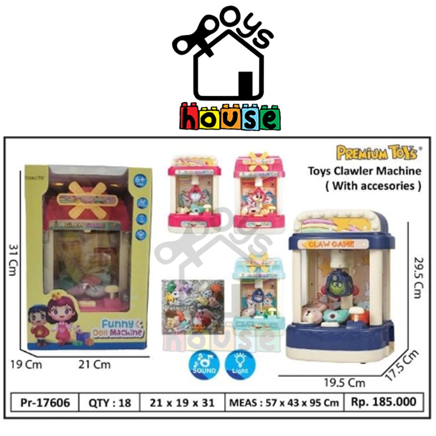 Jual Mainan Claw Game / Capit Boneka Mini PREMIUM TOYS (INCLUDED ...