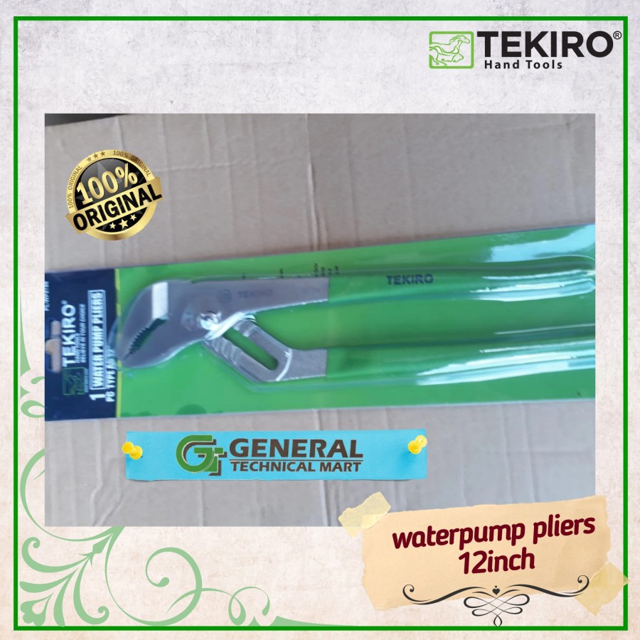 Jual TEKIRO TANG BURUNG - WATER PUMP PLIERS 12INCH | Shopee Indonesia