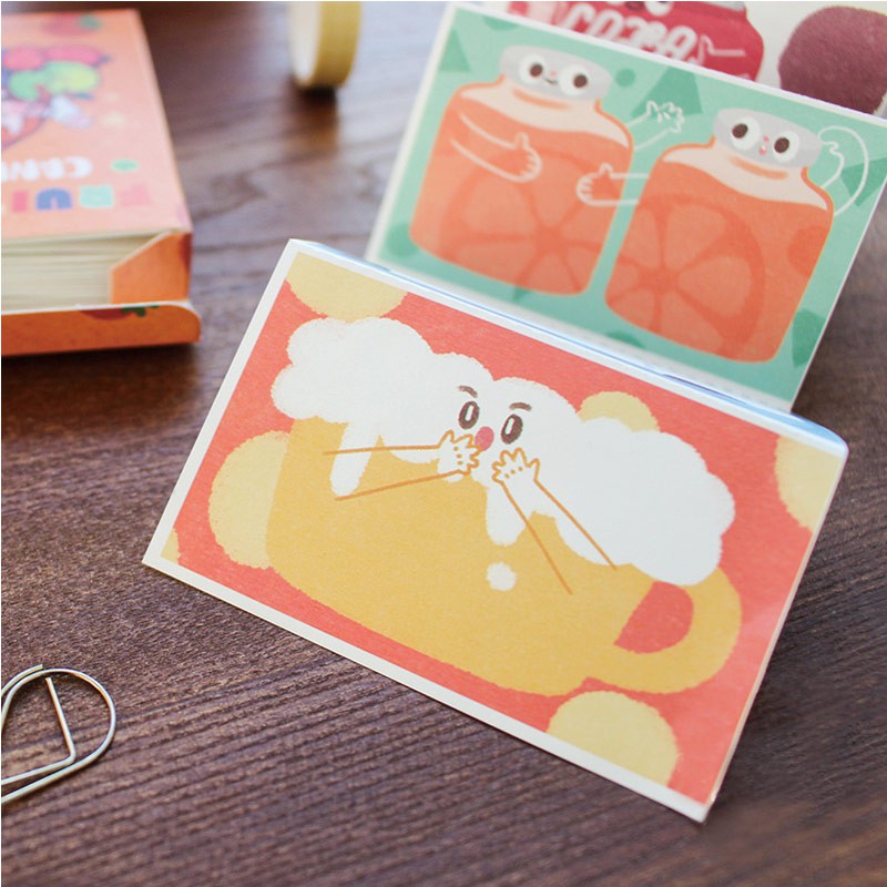 Jual Kertas Label Penanda Dokumen Yummy Snack Box Illustrated Memo ...