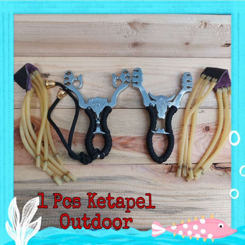 Jual Ketapel Powerful Outdoor Slingshot Stainless Steel | Shopee Indonesia