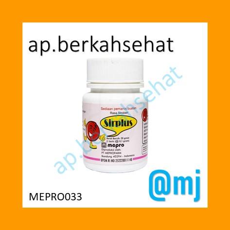 Jual SIRPLUS TABLET STROBERI PER POT | Shopee Indonesia