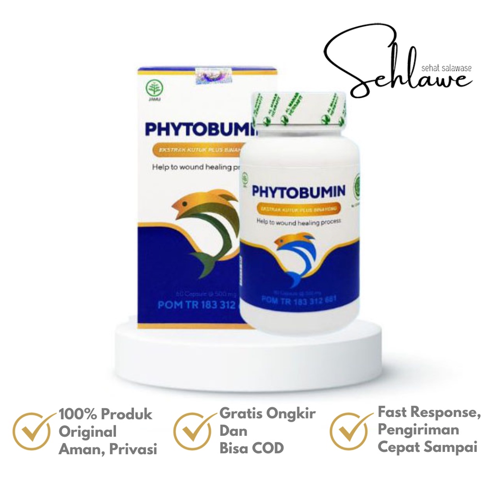 Jual PHYTOBUMIN Herbal Ekstrak Kutuk Dan Binahong / Kapsul Obat Luka ...