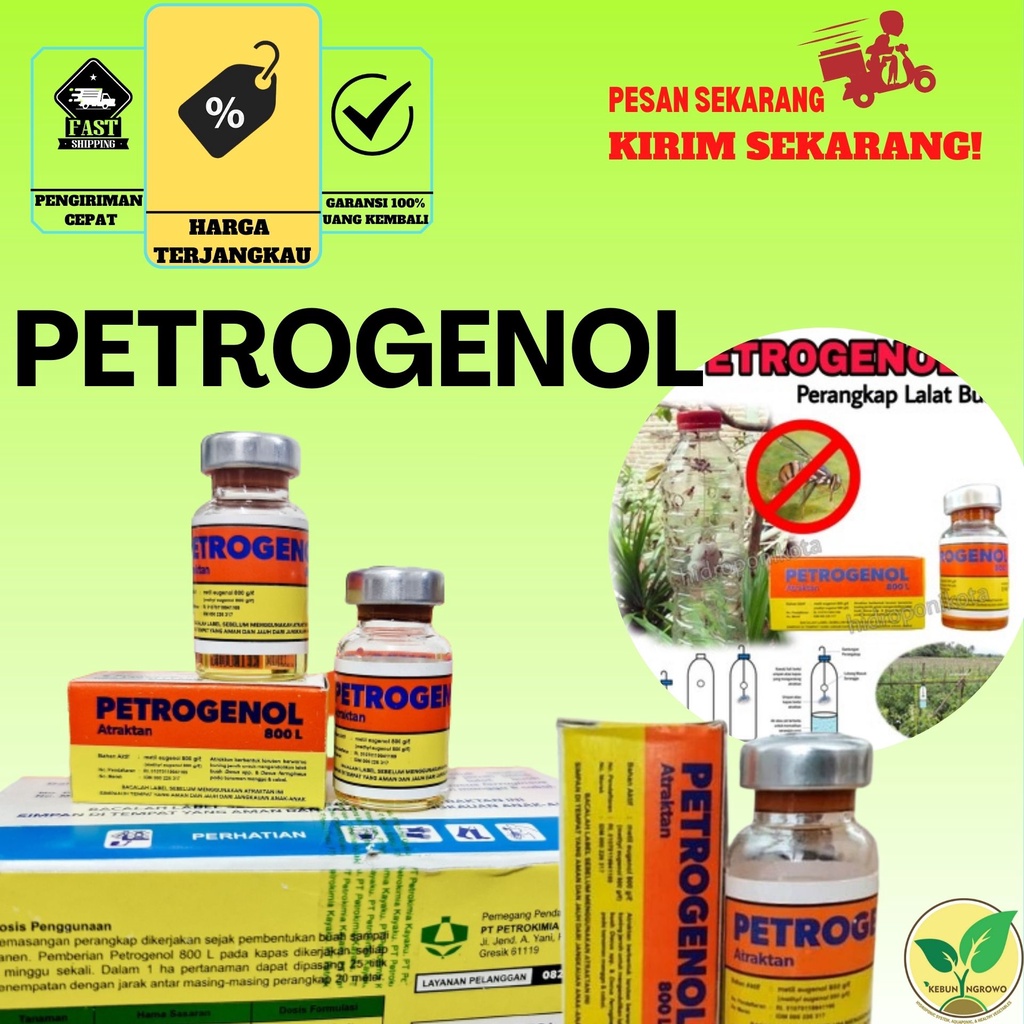 Jual Insektisida Petroganol Perangkap Lalat Buah Atraktan 800ml ...