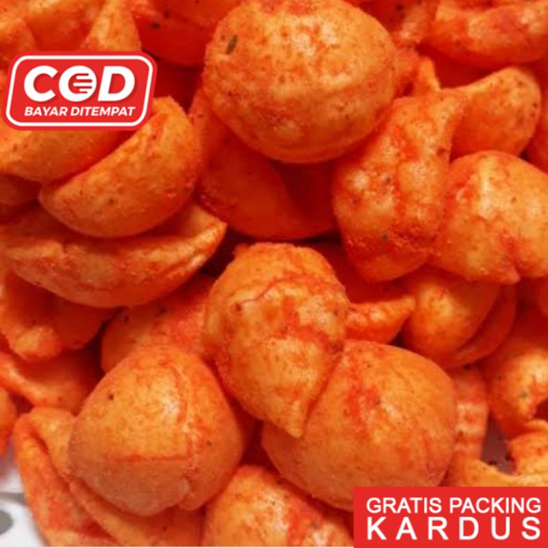 Jual Snack Keong Rambo Pedas 125 Gr | Jajanan Murah | Shopee Indonesia