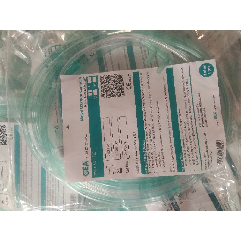 Jual Selang Nasal Oksigen / Selang Oksigen / Selang Hidung Oksigen ...