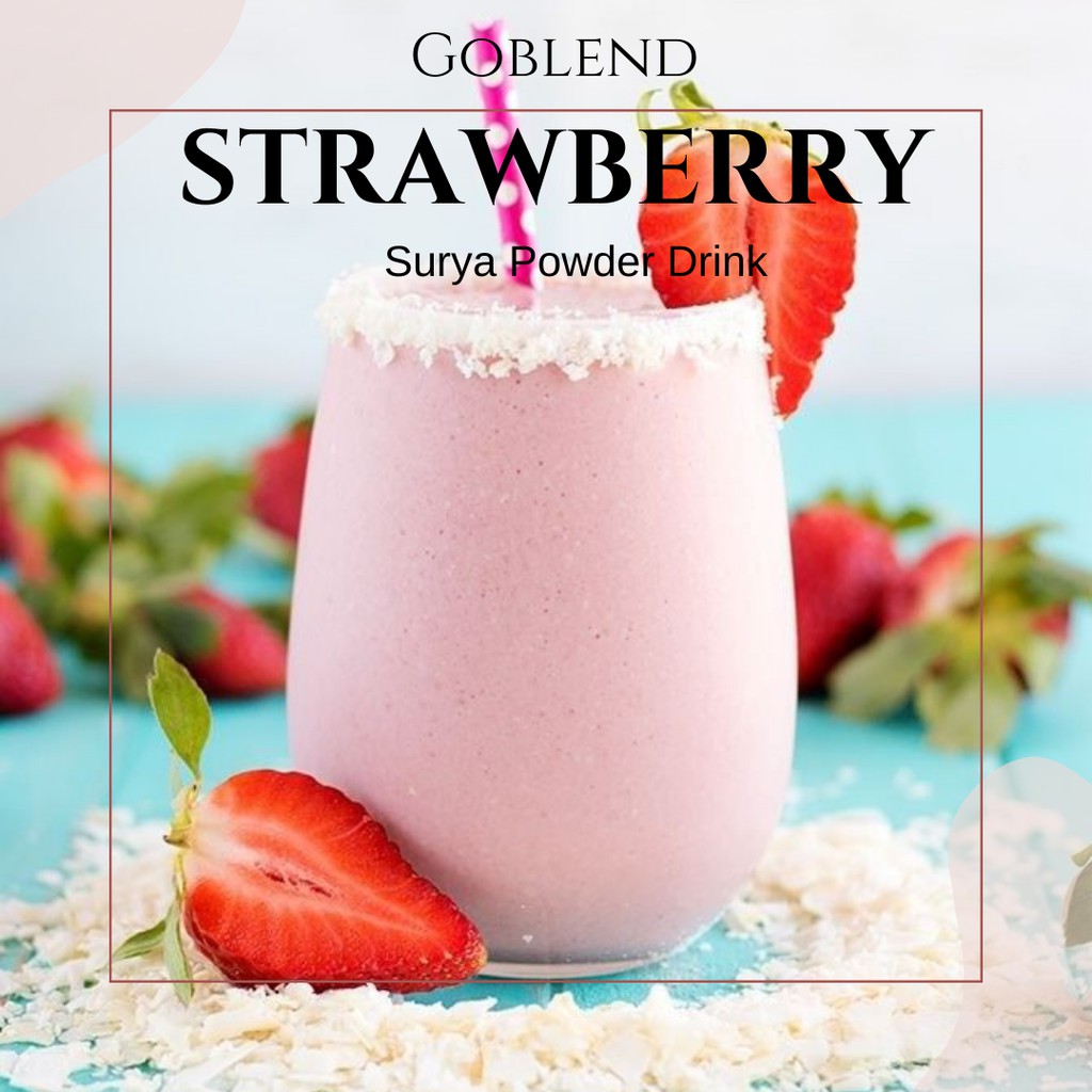 Jual Bubuk Minuman Rasa STRAWBERRY 1Kg / STRAWBERRY powder / Bubuk ...