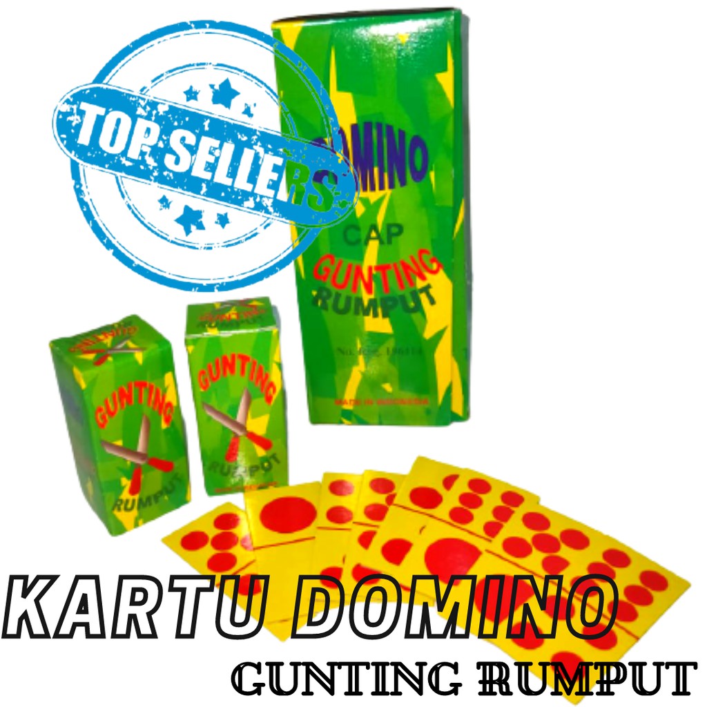 Jual PROMO HARGA KARTU DOMINO CAP GUNTING RUMPUT | Shopee Indonesia