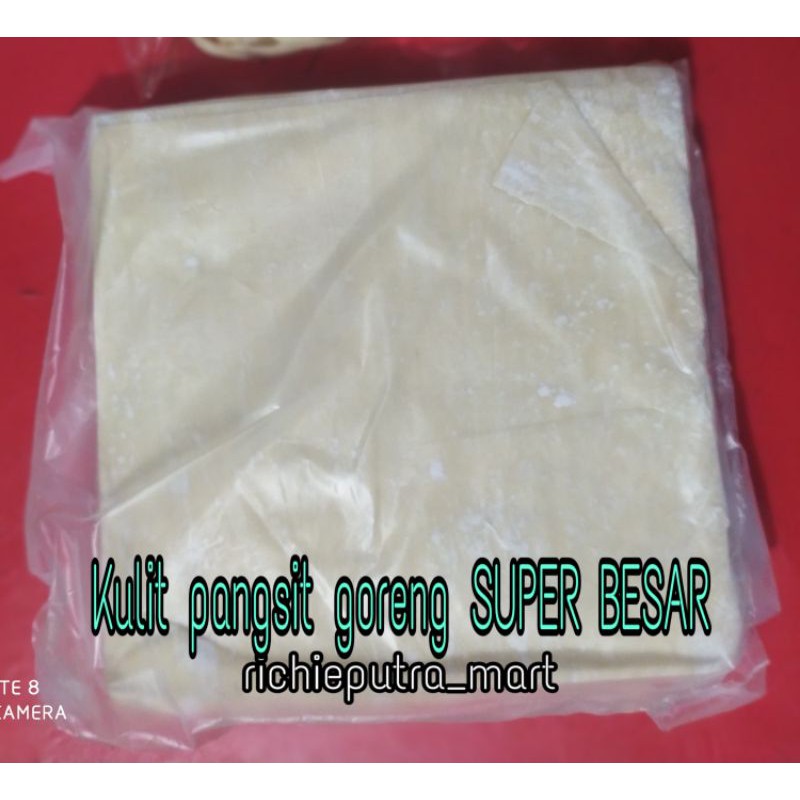 Jual Pangsit Jumbo/Besar, Kulit Pangsit Goreng Ukuran SUPER BESAR ...