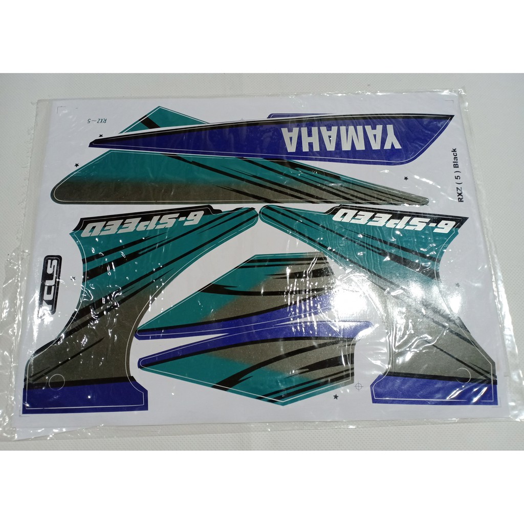 Jual STIKER BODI RXZ LAMA. STRIPING BODY YAMAHA RXZ MILE WARNA HIJAU ...