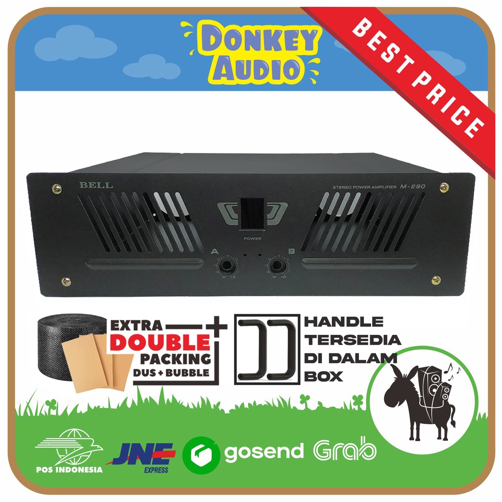 Jual BOX POWER AMPLIFIER M290 M 290 M-290 AMPLIFIER BELL | Shopee Indonesia