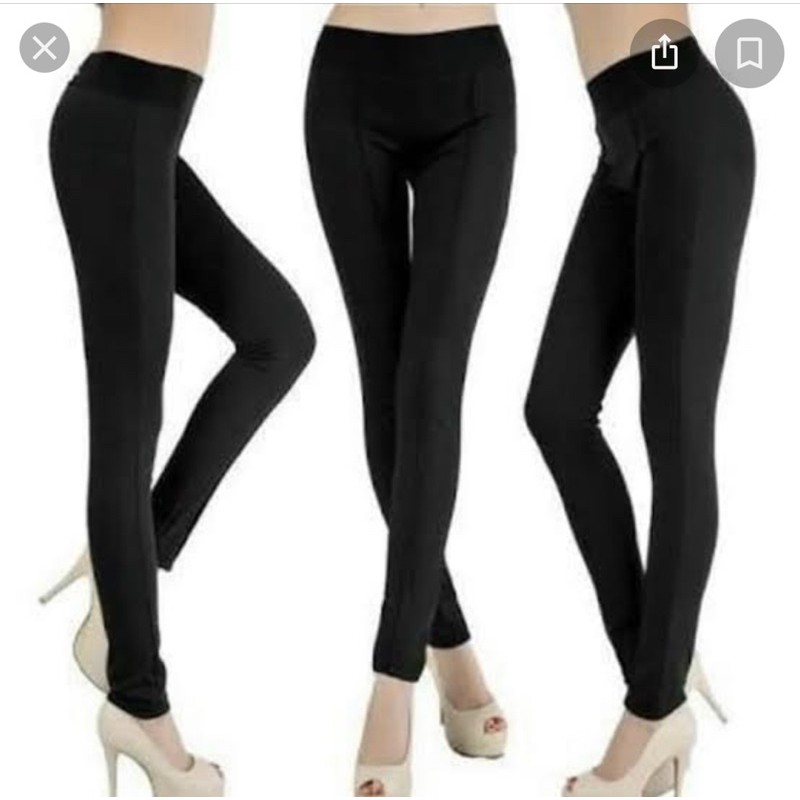 Jual Legging Hitam Polos M L XL XXL XXXL XXXXL Jumbo | Shopee Indonesia