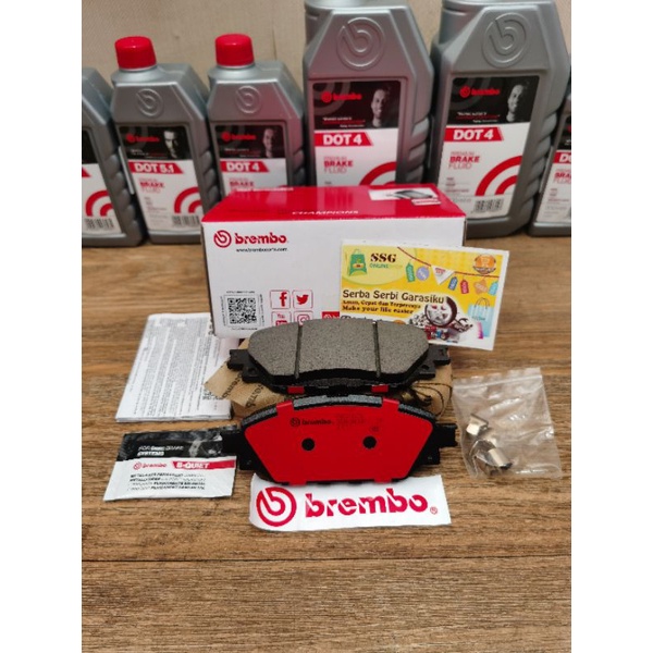 Jual Brake pad kampas rem depan Innova reborn Venturer BREMBO | Shopee ...