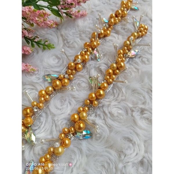 Jual Payet Rangkai/ Mutiara Rangkai Manik Bambu sampan/ Hiasan Kebaya ...